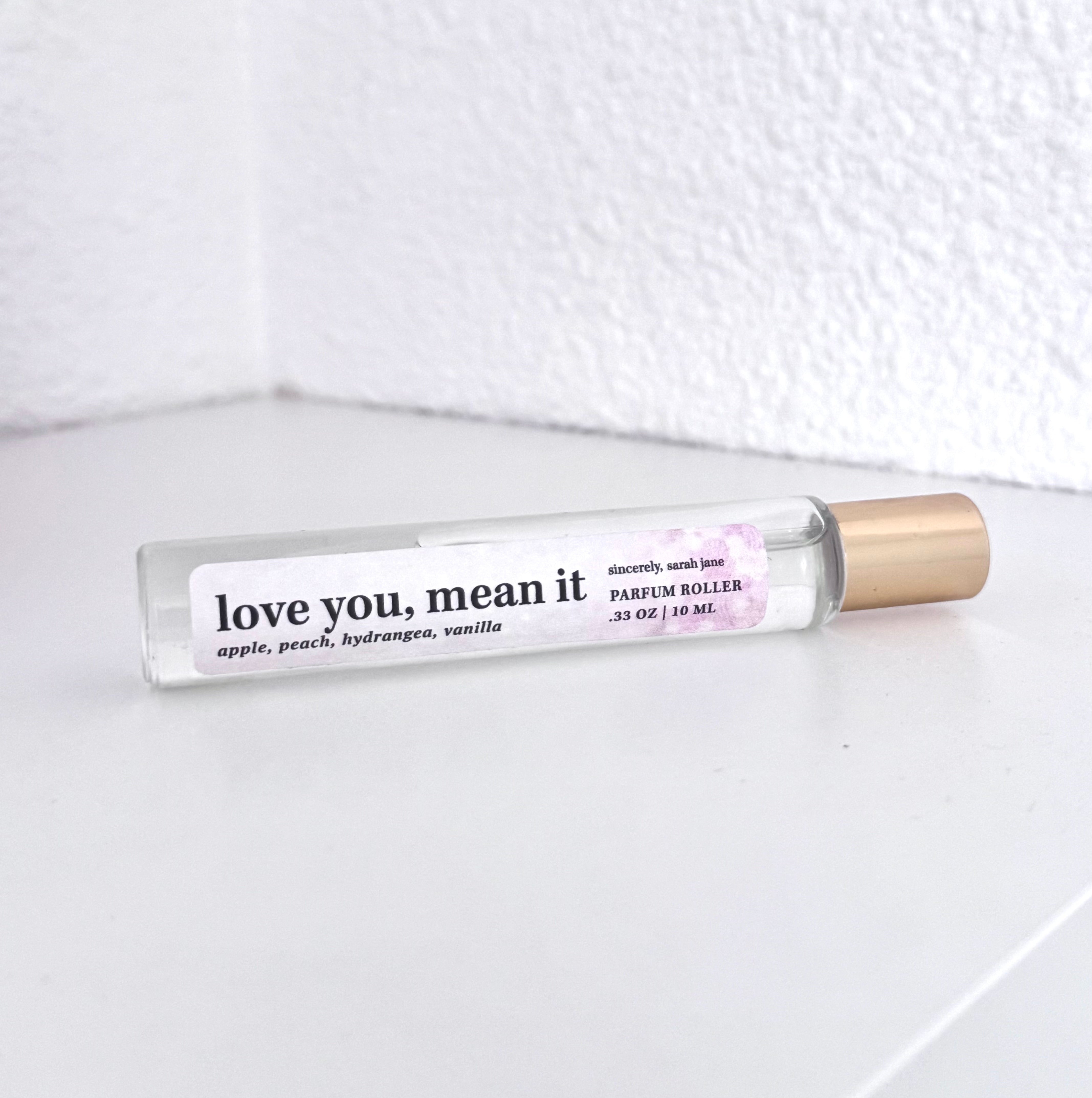 Love You, Mean It - Valentine's Day Roller Ball – Sincerely Sarah Jane